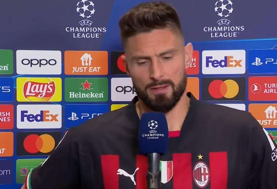 Milan, Giroud: "Perdere la semifinale UCL con l'Inter è doloroso. Però ...