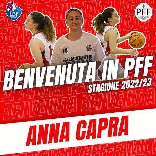 A2 Femminile - Pallacanestro Firenze annuncia la firma di Anna Capra