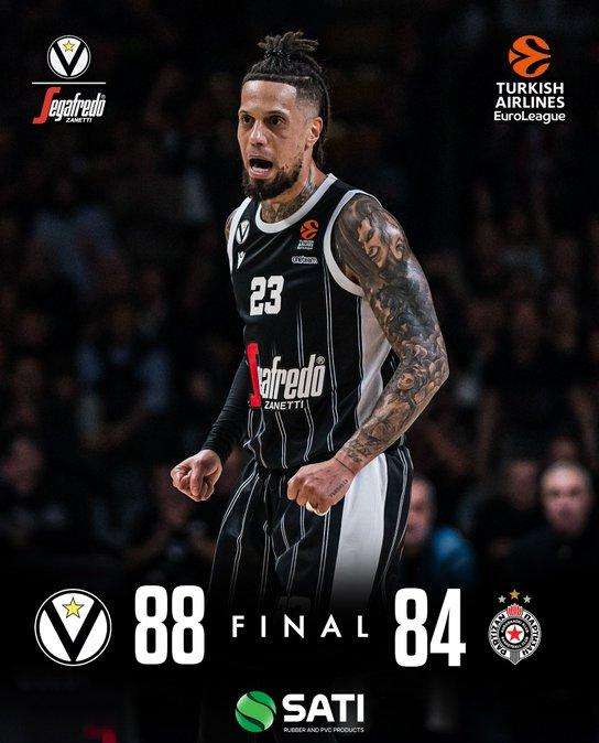 EL - Virtus, Hackett: "Fatico a descrivere come l'abbiamo ribaltata"