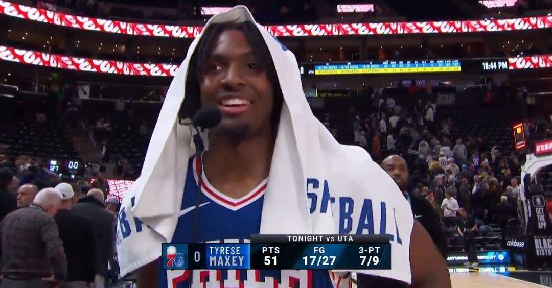 NBA - È la notte di Tyrese Maxey: 51 punti, All-Star e vittoria sui ...