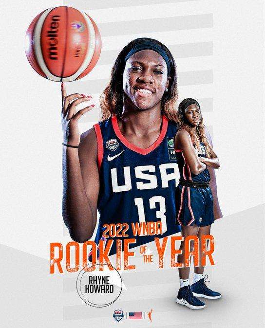 WNBA - Rhyne Howard è stata nominata Rookie of the Year 2022