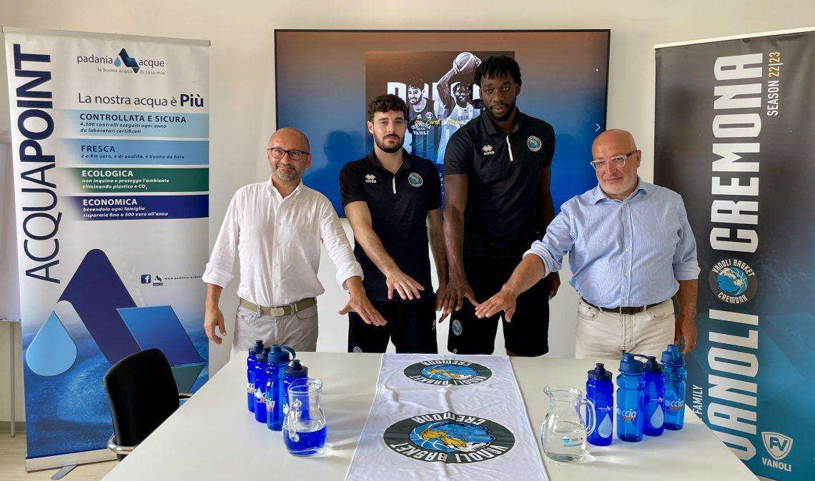 A2 - Vanoli Cremona, presentati Lorenzo Caroti e Joseph Mobio