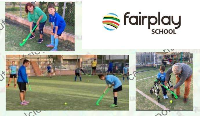 Fair Play School, oltre al calcio, si pratica anche l' hockey, grazie alla presenza della ...