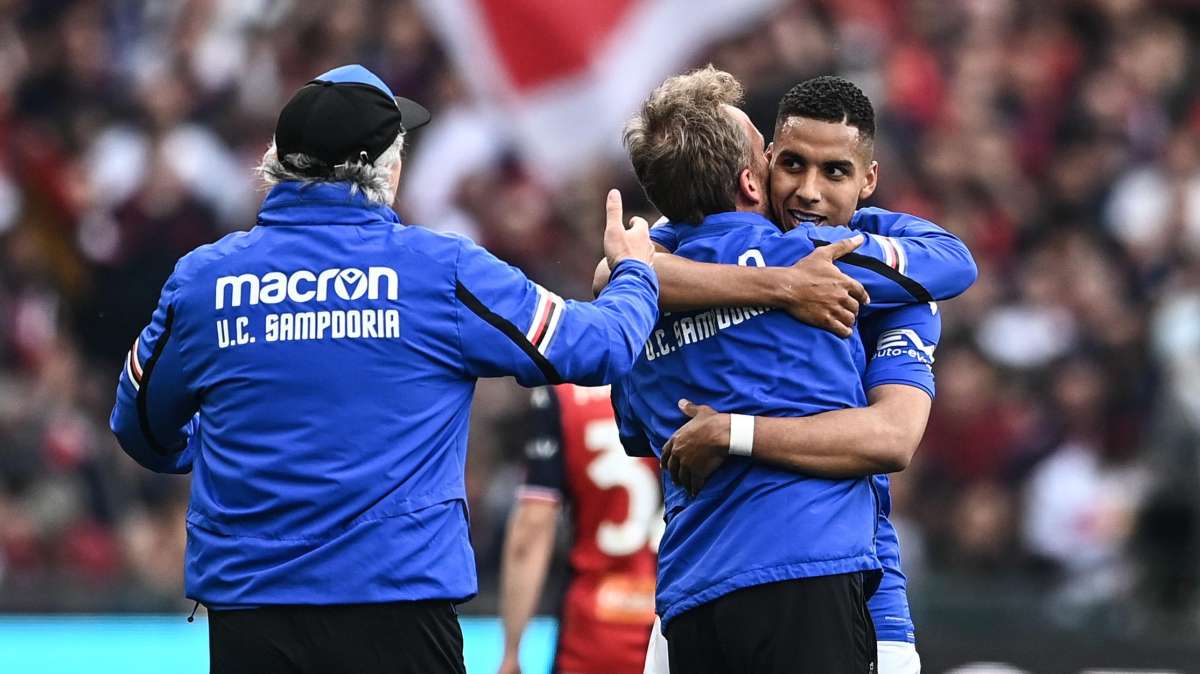 Sampdoria - Genoa 1-0. Nel finale Audero para un rigore a Criscito