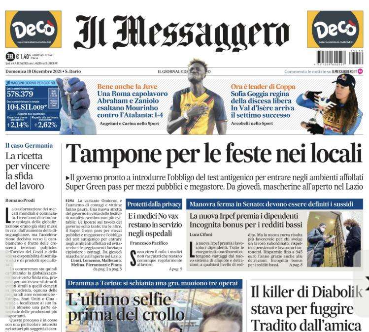 Il Messaggero - Una Roma capolavoro