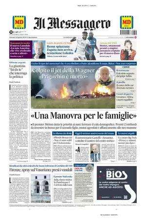 Il Messaggero - Roma spiazzata, Zapata non arriva, Tentazione Lukaku