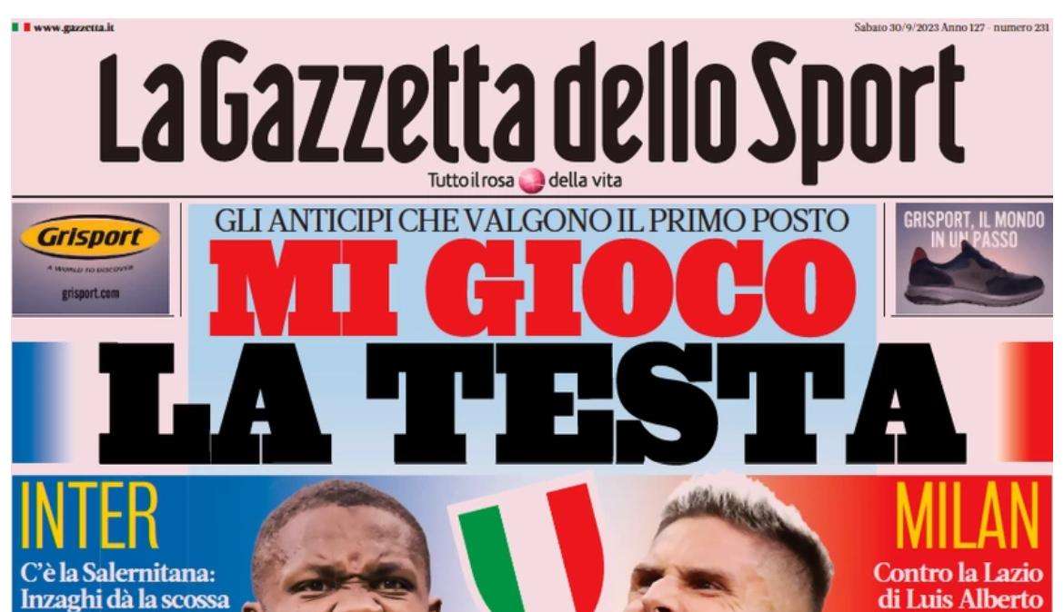 Gazzetta - Mi gioco la testa