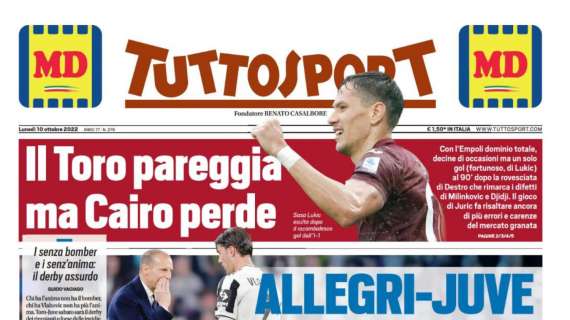 Prima Pagina Tuttosport Napoli Show Continuo