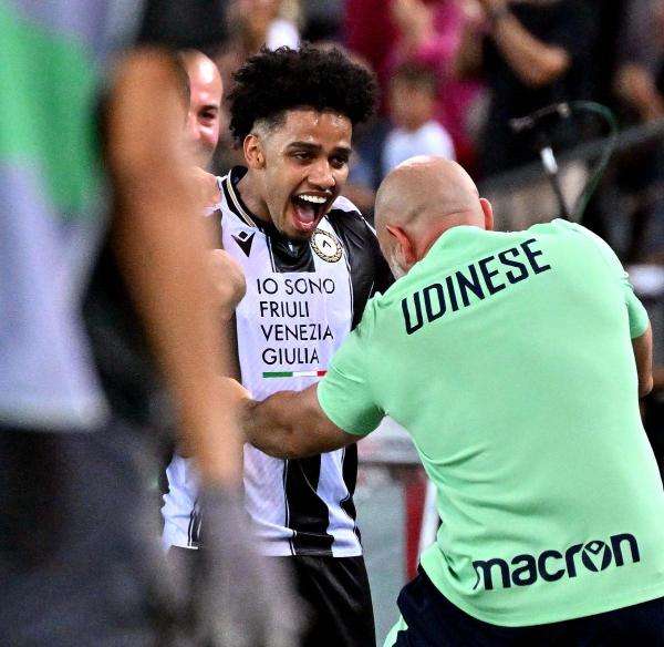 Udinese, Brenner: "Sono felice per il gol e del lavoro di squadra"